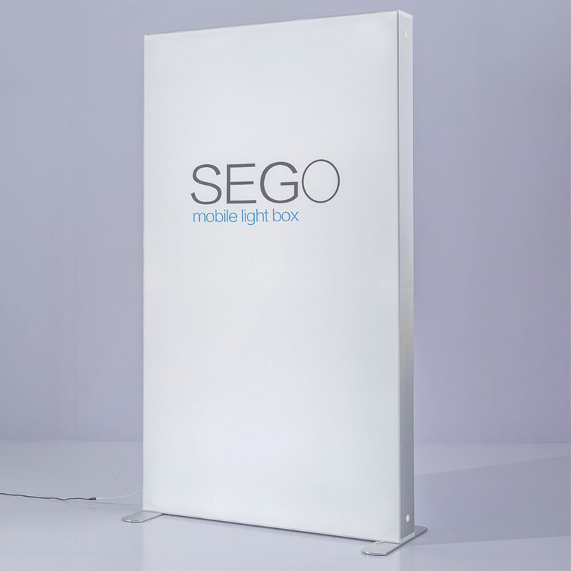 SEGO - einfaches mobile Leuchtrahmensystem | Antalis GmbH